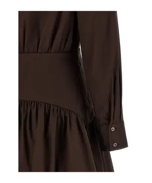 Staud Rocco Mini Dress - Brown