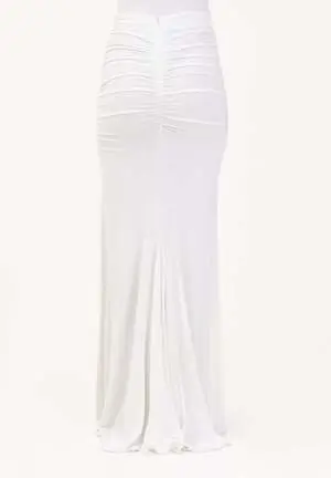 Elisabetta Franchi Long Ruffled Skirt