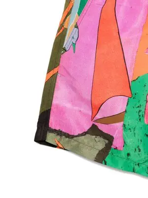 Paul Smith Floral Print Swim Shorts