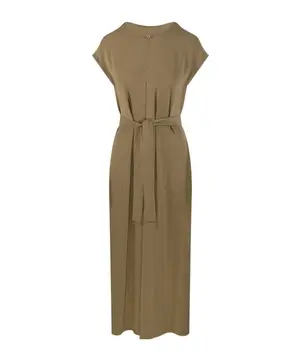 Max Mara Tie Detailed Dresses