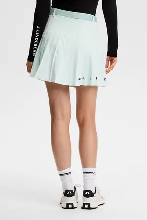 J. Lindeberg Nadia Pleated Skirt With Logo Detail