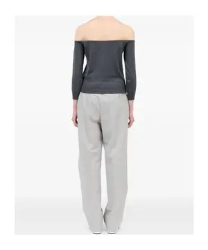 MAISON MARGIELA Sheer-panel Buttoned Cardigan - Black