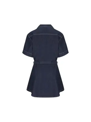 Celine Short Sleeve Shirt Dress