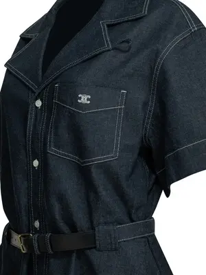 Celine Short Sleeve Shirt Dress