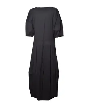 LEMAIRE Balloon Midi Dress - Granite