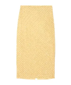 Veronica Beard Embellished Midi Skirt With Slit