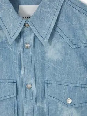 Isabel Marant Étoile Tasco Washed Denim Shirt