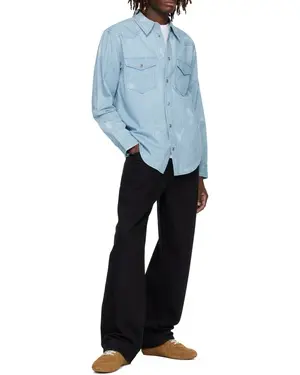 Isabel Marant Étoile Tasco Washed Denim Shirt