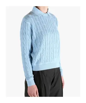 Polo Ralph Lauren Cable Knit Polo Collar Sweater