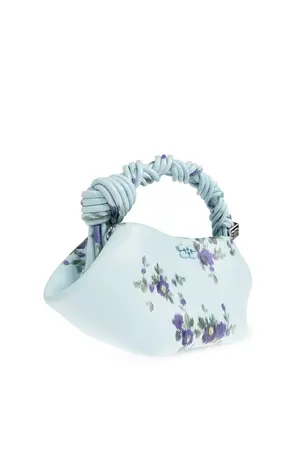 GANNI Mini Bou Bag In Printed Floral - Blue