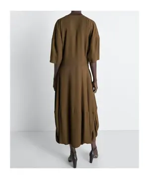 LEMAIRE Balloon Dress - Bronze