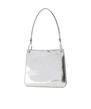 JIL SANDER Logo-detailed Shoulder Bag In Laminated Ovine Leather