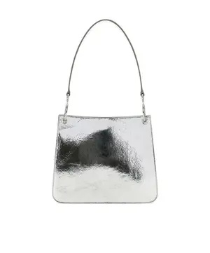 JIL SANDER Logo-detailed Shoulder Bag In Laminated Ovine Leather