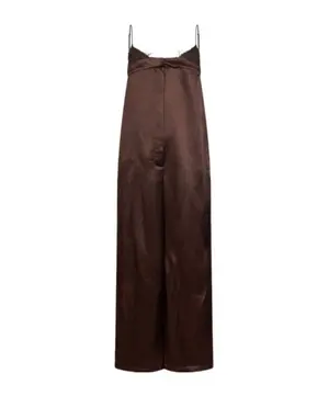 Liu Jo Lace-trimmed Jumpsuit - Brown