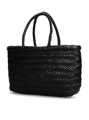 Dragon Diffusion Flat Gora Mini Tote Bag - Black