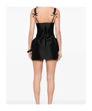 SHUSHU/TONG Lace-trimmed Corset Mini Dress