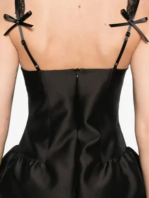 SHUSHU/TONG Lace-trimmed Corset Mini Dress