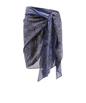 Isabel Marant Étoile Lucilia Printed Pareo - Black