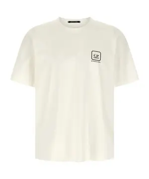 C.P. COMPANY Logo Print T-shirt - White
