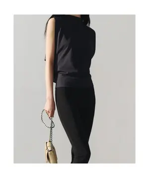 Jacquemus Sleeveless Draped Panel Top With Open Back