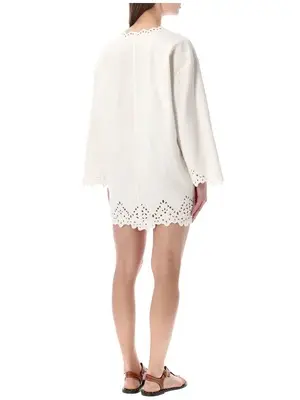 Isabel Marant Étoile Long-sleeved Embellished Cover-up