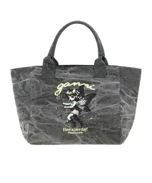 GANNI Medium Fairy Shopping Bag - Gray