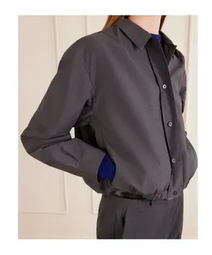 JIL SANDER Long Sleeve Shirt With Elastic Hem
