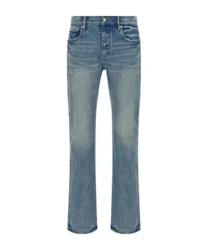 PURPLE BRAND P004 Worn Flared Jeans - Light Blue