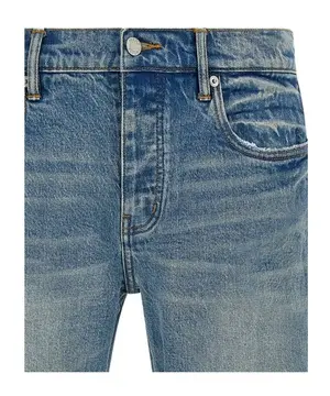 PURPLE BRAND P004 Worn Flared Jeans - Light Blue