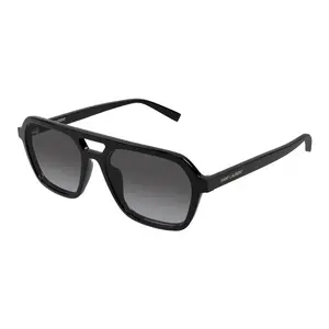 Saint Laurent Aviator Frame Sunglasses - Black