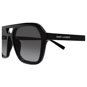 Saint Laurent Aviator Frame Sunglasses - Black