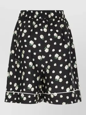 Dolce & Gabbana Floral Print Silk Shorts