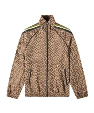 Gucci Gg Jacquard Zip Jacket