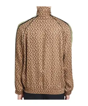 Gucci Gg Jacquard Zip Jacket