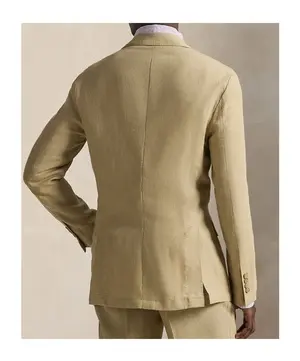 Polo Ralph Lauren Single-breasted Linen Blazer - Nude