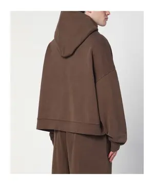 ENTIRE STUDIOS Oversized Hoodie Sweatshirt - Brown