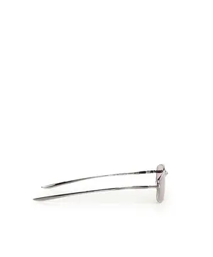 Balenciaga Rectangle Rimless Sunglasses