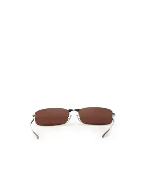 Balenciaga Rectangle Rimless Sunglasses