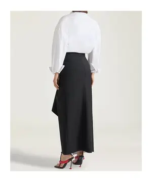 Givenchy Wide Collar Long Sleeved Shirt