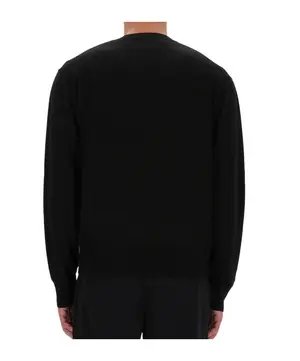 Versace Logo Detail Crewneck Jumper