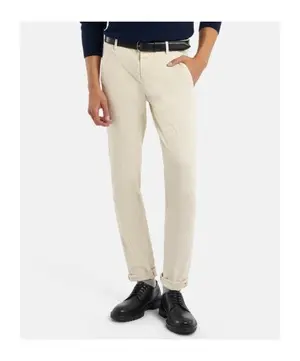DONDUP Casual Tailored Pants With Belt Loops - Nude