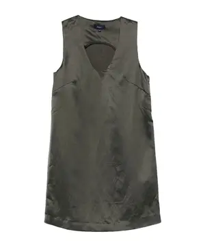 Soeur Sleeveless V-neck Cutout Detail Dress
