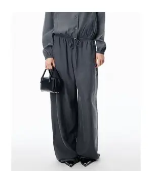 Alexander Wang Mid-rise Wide Leg Trackpants