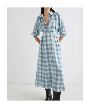 Marella Printed Viscose Shirt Dress