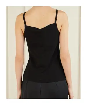 THE ROW Sleeveless Ribbed Trim Camisole