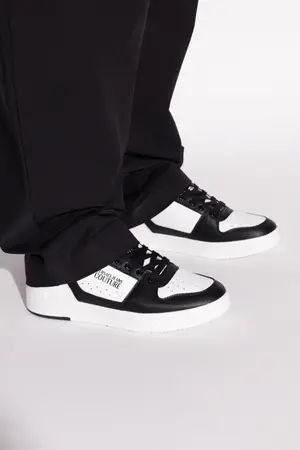 Versace Logo Print Low-top Sneakers