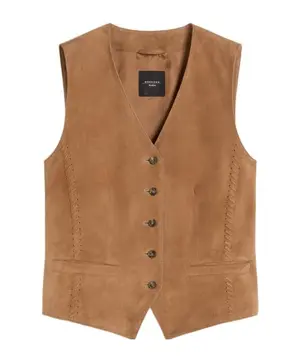 Max Mara Vetusta Suede Gilet