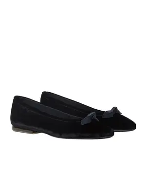 Loro Piana Bow Detail Ballerina Flats