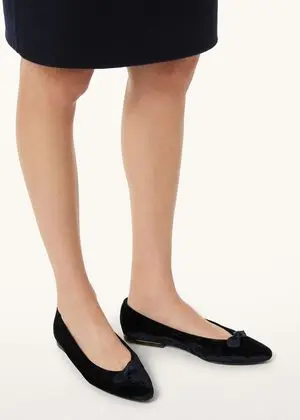 Loro Piana Bow Detail Ballerina Flats