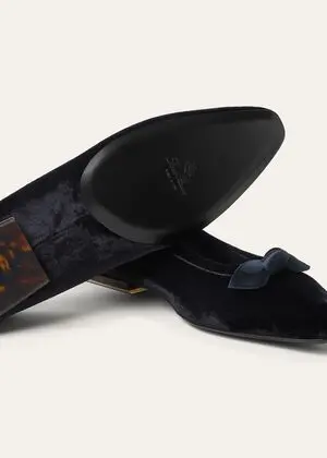 Loro Piana Bow Detail Ballerina Flats
